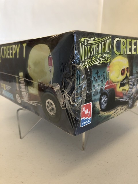 1996 ERTL Creepy T AMT Monster Rods Glow in The Dark Skeleton HOTROD ...
