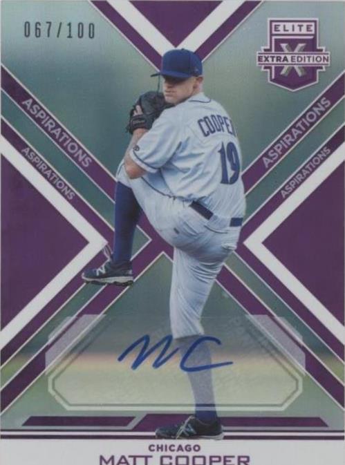 2016 Panini Elite Extra Edition - Matt Cooper #164 Aspirations Purple ...