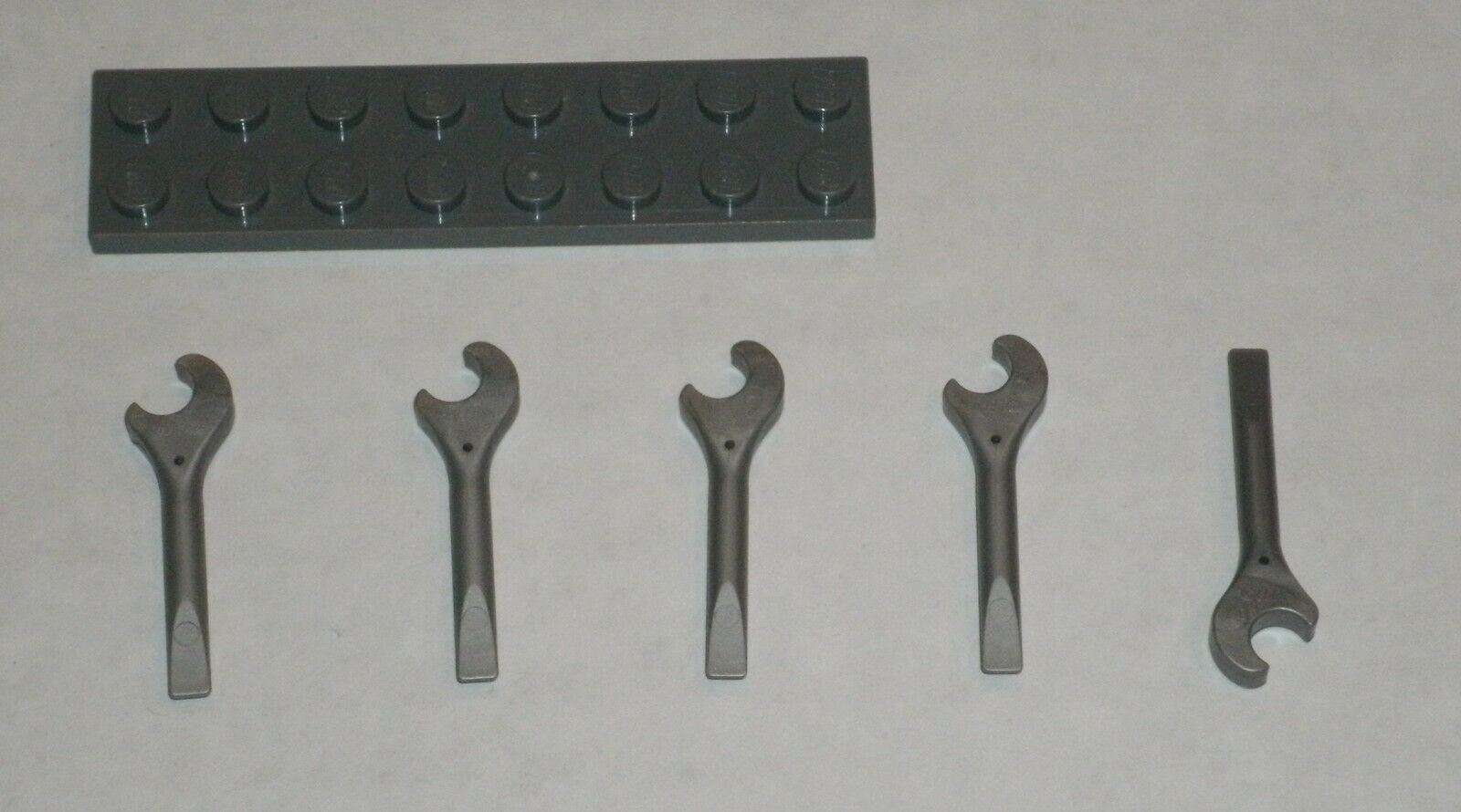 LEGO NEW Flat Silver Spanner (5x) 6167576 Brick 4006 | eBay