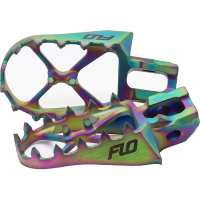 Flo Motorsports Titanium Footpegs - Jet Fuel TI-795-2JET | eBay