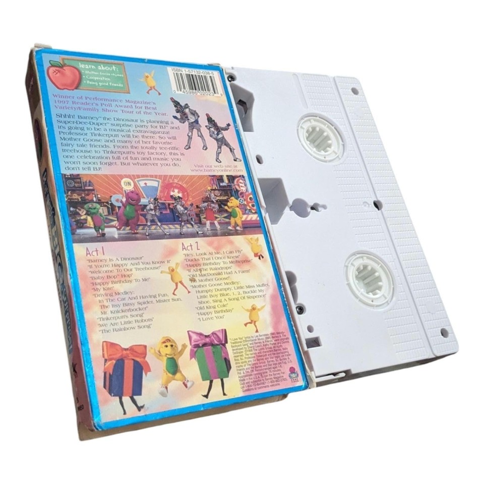 Barneys Big Surprise Live on Stage VHS 1998 Lyons Group Classic ...