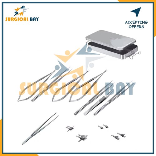 Hand Surgery Basic Set Flat Handle Micro Surgery Surgical instruments ...