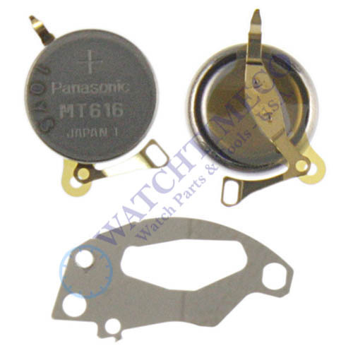 Panasonic MT616 Battery Capacitor + Clamp for Seiko Kinetic 4M21 4M22 ...