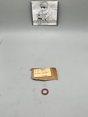 NOS- Triumph BSA Norton Gas Fuel Petrol Tap Petcock Fiber Washer 82 ...
