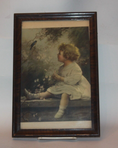 Antique 1920-30 Zula Kenyon Art Print Original The Song of the Bluebird | eBay