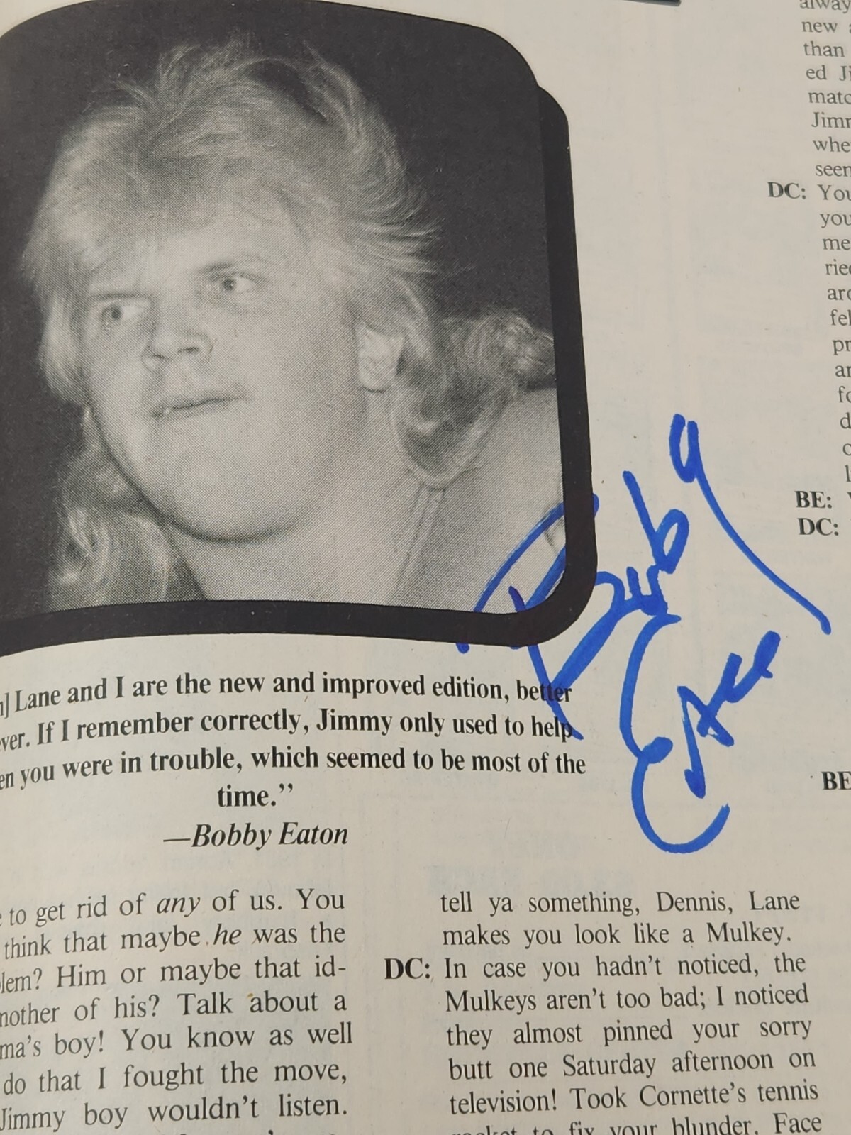 MIDNIGHT EXPRESS Signed BOBBY EATON AND DENNIS CONDREY '87 Inside ...