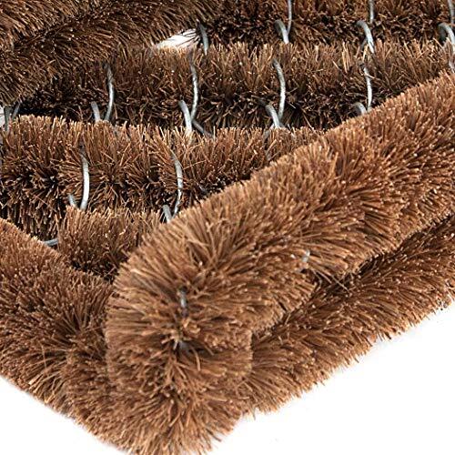 Natural Coir Boot Scraper Door Mat - 13 x 12 inch - 2 Pack | eBay