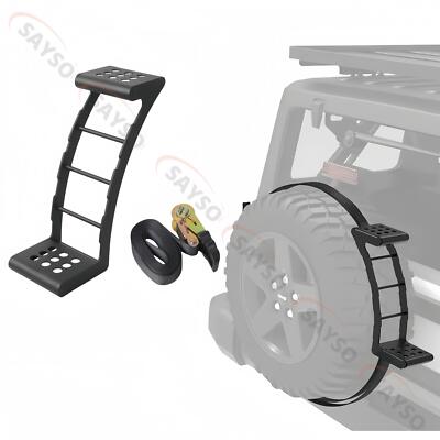 Universal Black Front Runner Spare Wheel Step for SUVs | eBay