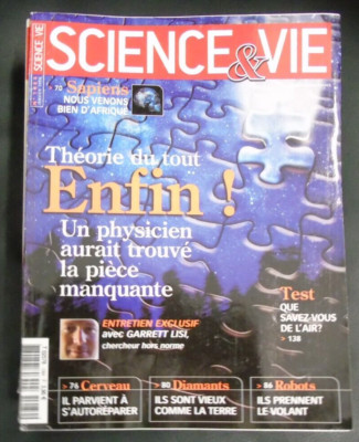 Science et vie N° 1084 Janvier 2008 Théorie du tout Autoréparation ...
