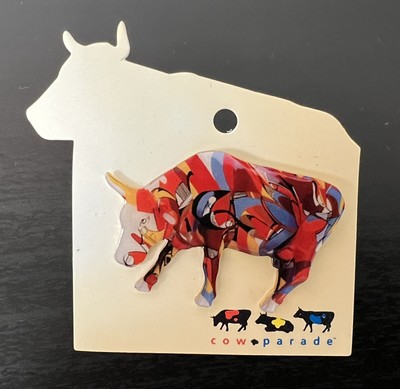 Cow Parade Psycowdelicowwow Cow Pin RARE | eBay
