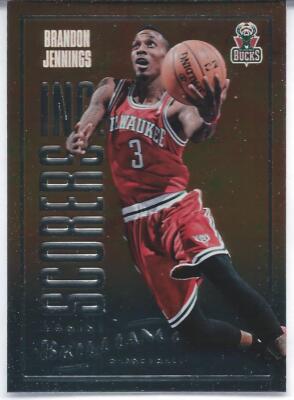 2012-13 Brilliance SCORERS INC BRANDON JENNINGS Bucks Pistons NY Knicks ...