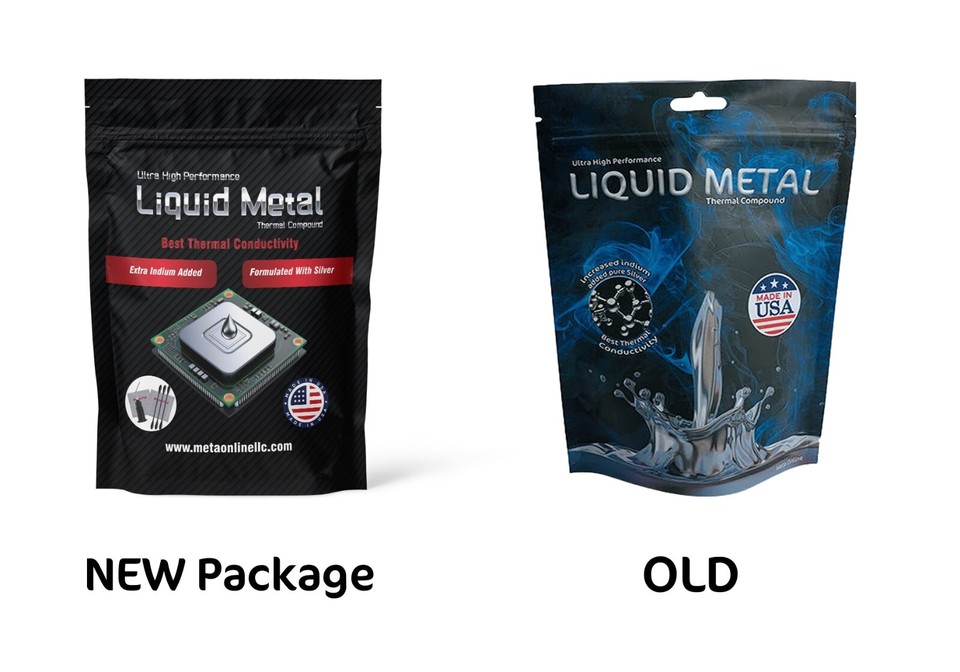 1.5 Grams Liquid metal thermal paste for PS5 - PC- GPU 130W/m'K Made in ...