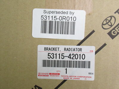 Genuine OEM Toyota 53115-0R010 Upper Grille Mount Bracket 2019-2020 ...