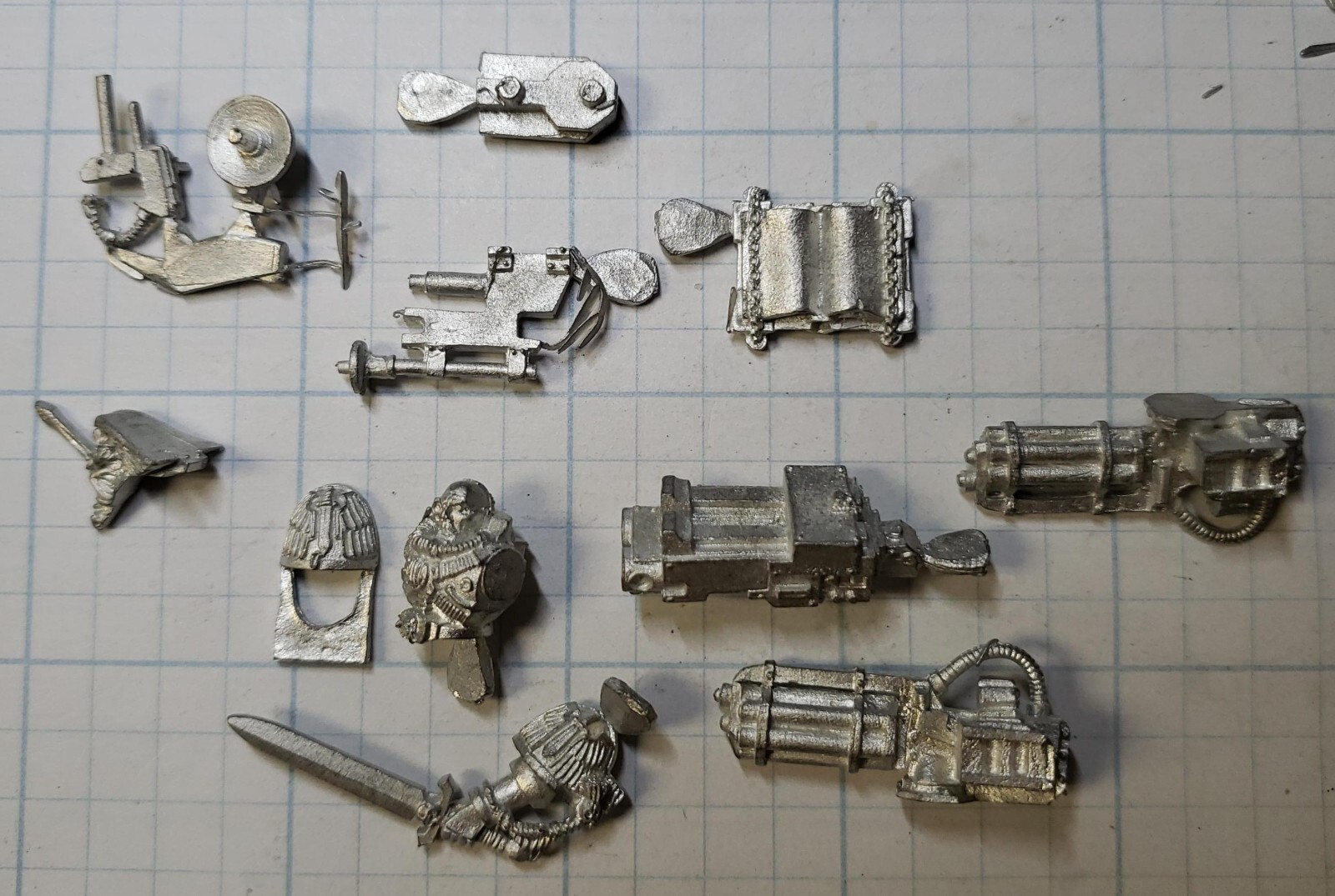 40k Dark Angels Bits Master of Ravenwing Assault Cannon Torso Sword ...