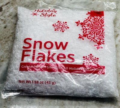 Holiday Style Snow Flakes For All Holiday Decorating. 1.58oz/45g | eBay