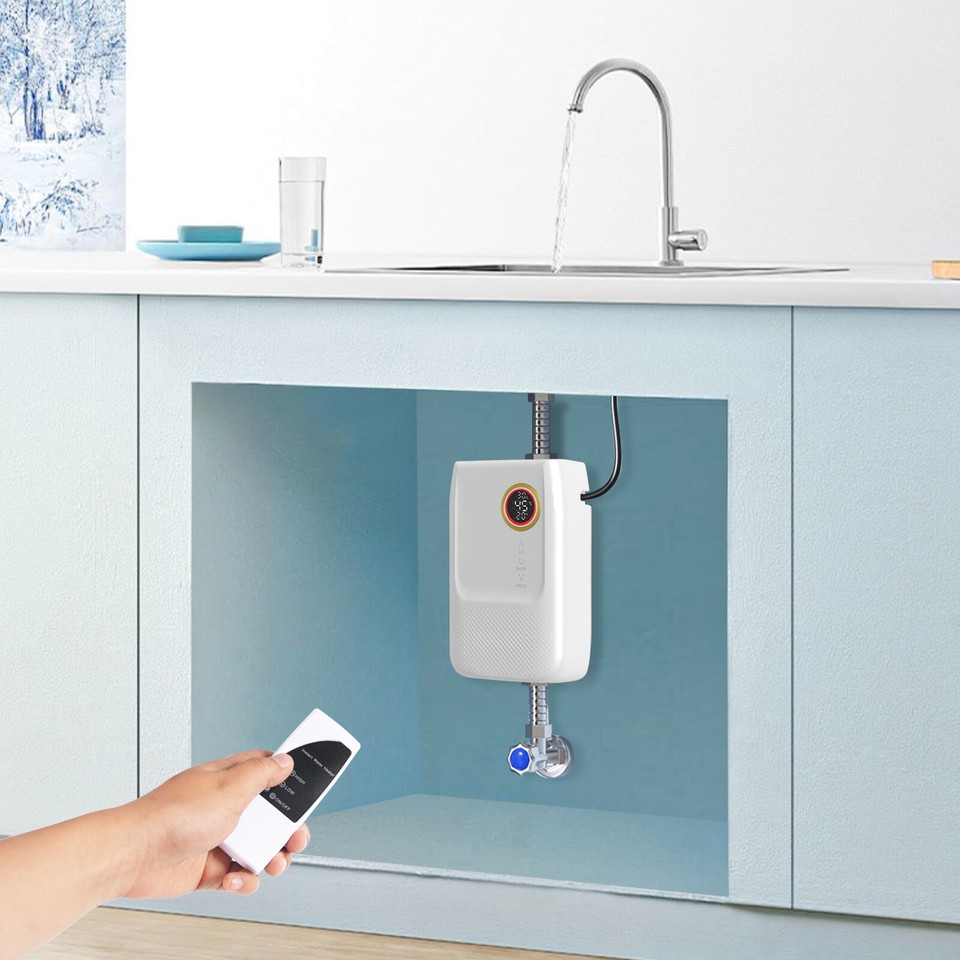 Wall Mounted Electric Instant Hot Water Heater Mini Small Water Tank ...