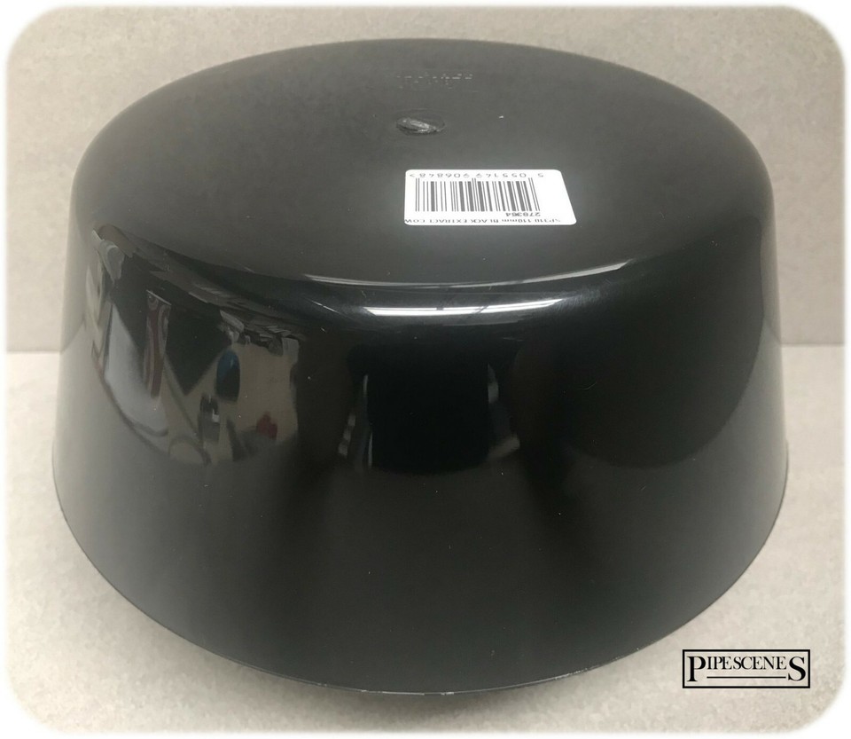 Floplast 110mm Vent Cowl Soil Pipe Stack Mushroom Vent - Black SP310 ...