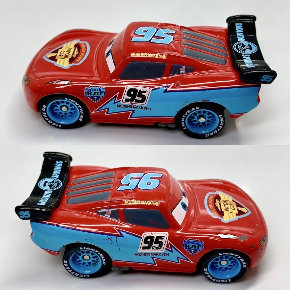 Disney Cars Lightning McQueen Ice Racer Tomica Mini Car Toy | eBay