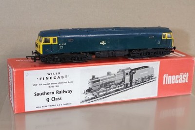 MODERN TRACTION KITS HORNBY KIT BUILT BR BLUE CLASS 47 DIESEL LOCO ...