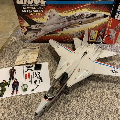 1983 GI Joe SKYSTRIKER Jet w/men F14 XP-14F | eBay