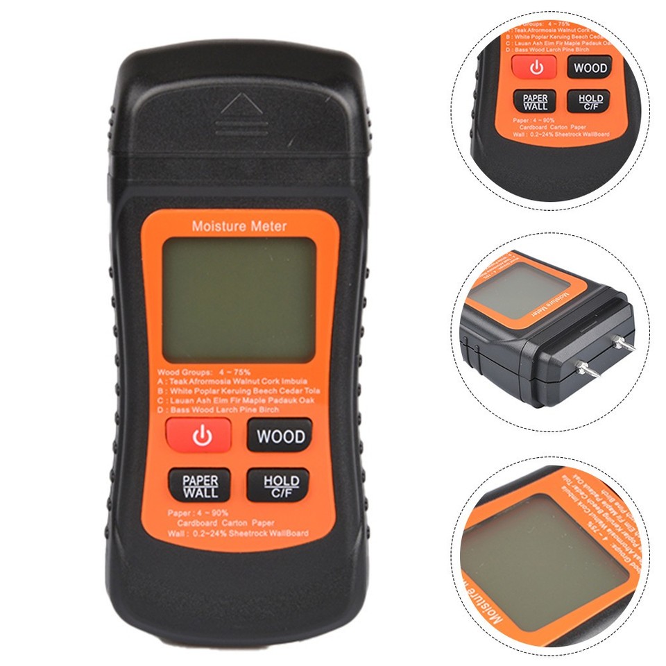 Plastic Moisture Meter Wood Test Drywall Damp for Walls Detector | eBay UK
