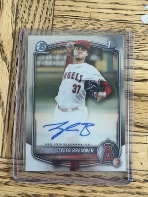 2025 Bowman Draft Tyler Bremner Auto 1st Bowman Angels | eBay
