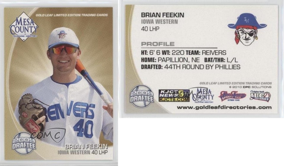 2010 Mesa County Telephone Directory 2009 Draftee Brian Feekin 8d2 | eBay