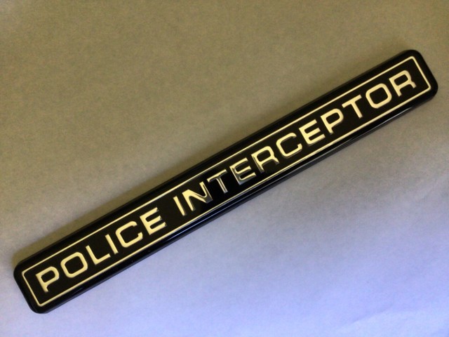 Genuine Ford Police Interceptor Emblem Crown Vic P71 OEM NOS Xw7z ...