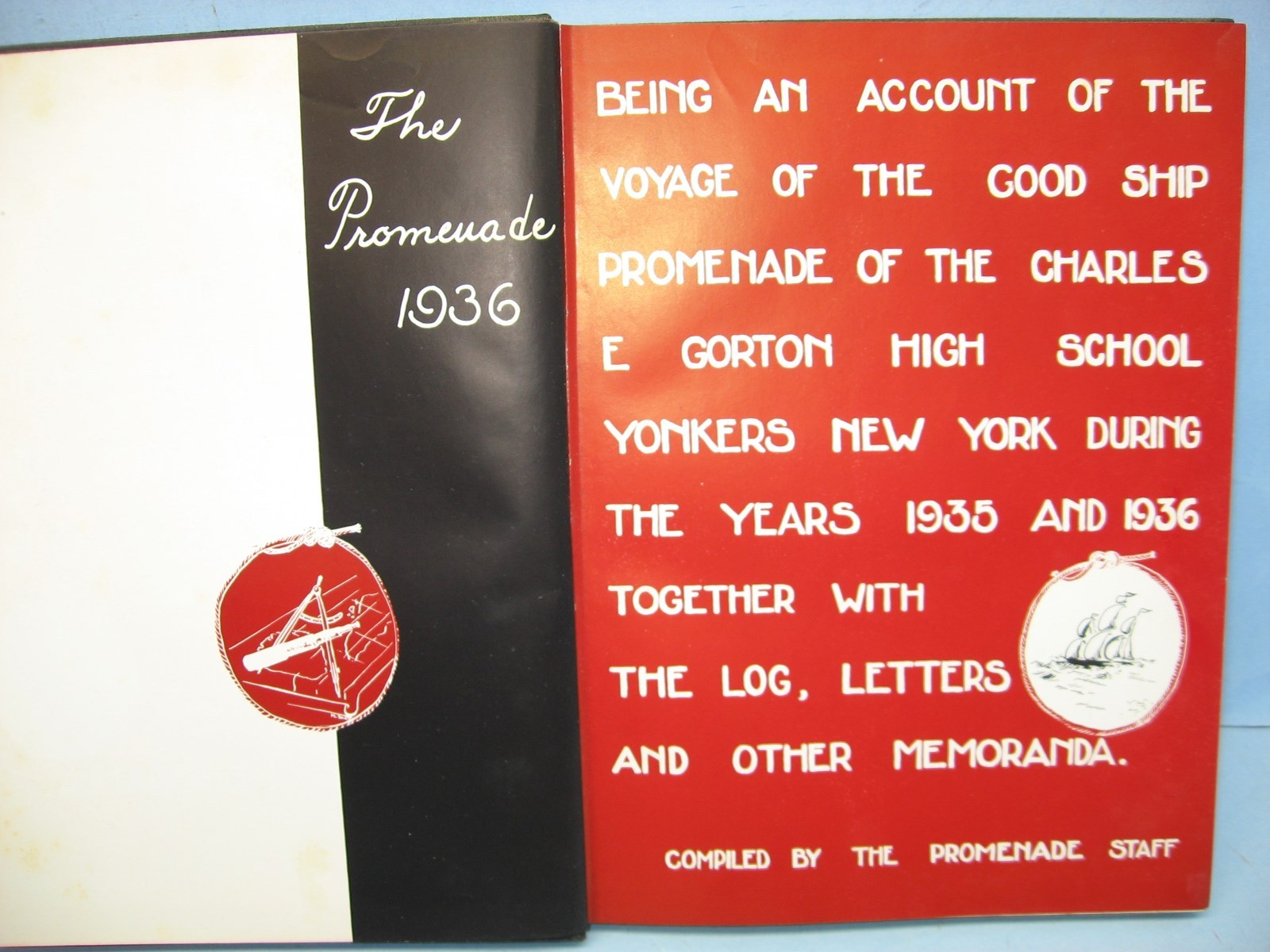 1936 Promenade, Charles E. Gorton High School, Yonkers, New York ...