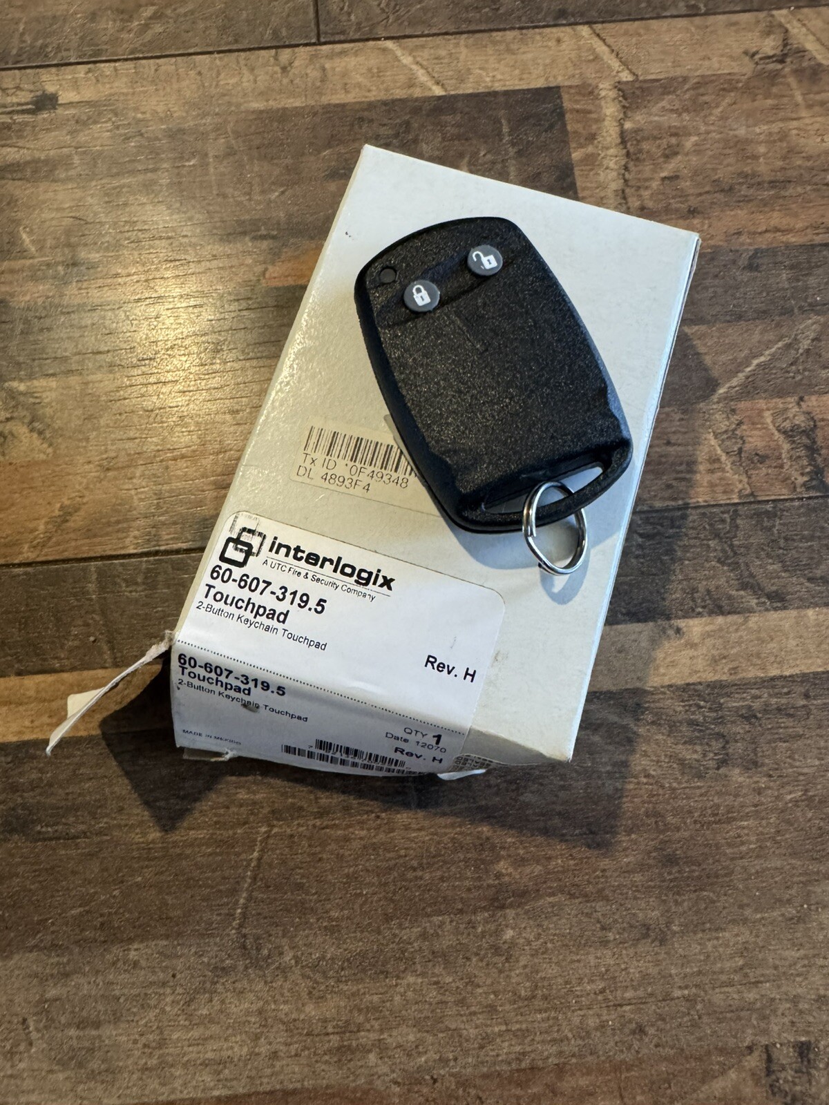 1 - NOS - GE Interlogix ITI 60-607-319.5 2-Button Keypad Touchpad | eBay