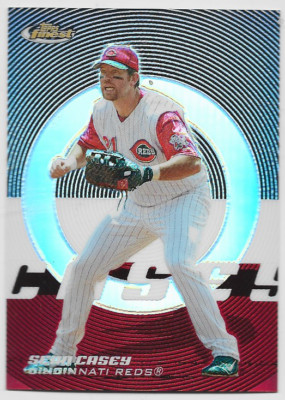 2005 Topps Finest Baseball #122 Refractor /399 Sean Casey Cincinnati ...