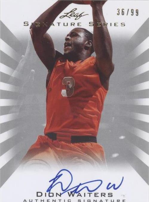 2012 Leaf Signature Series - Dion Waiters #BA-DW2 (AU, RC) for sale ...