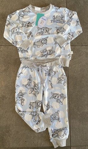 Peter Alexander Disney Boys Plush Bambi Thumper PJ Set Size 3 Years RRP ...