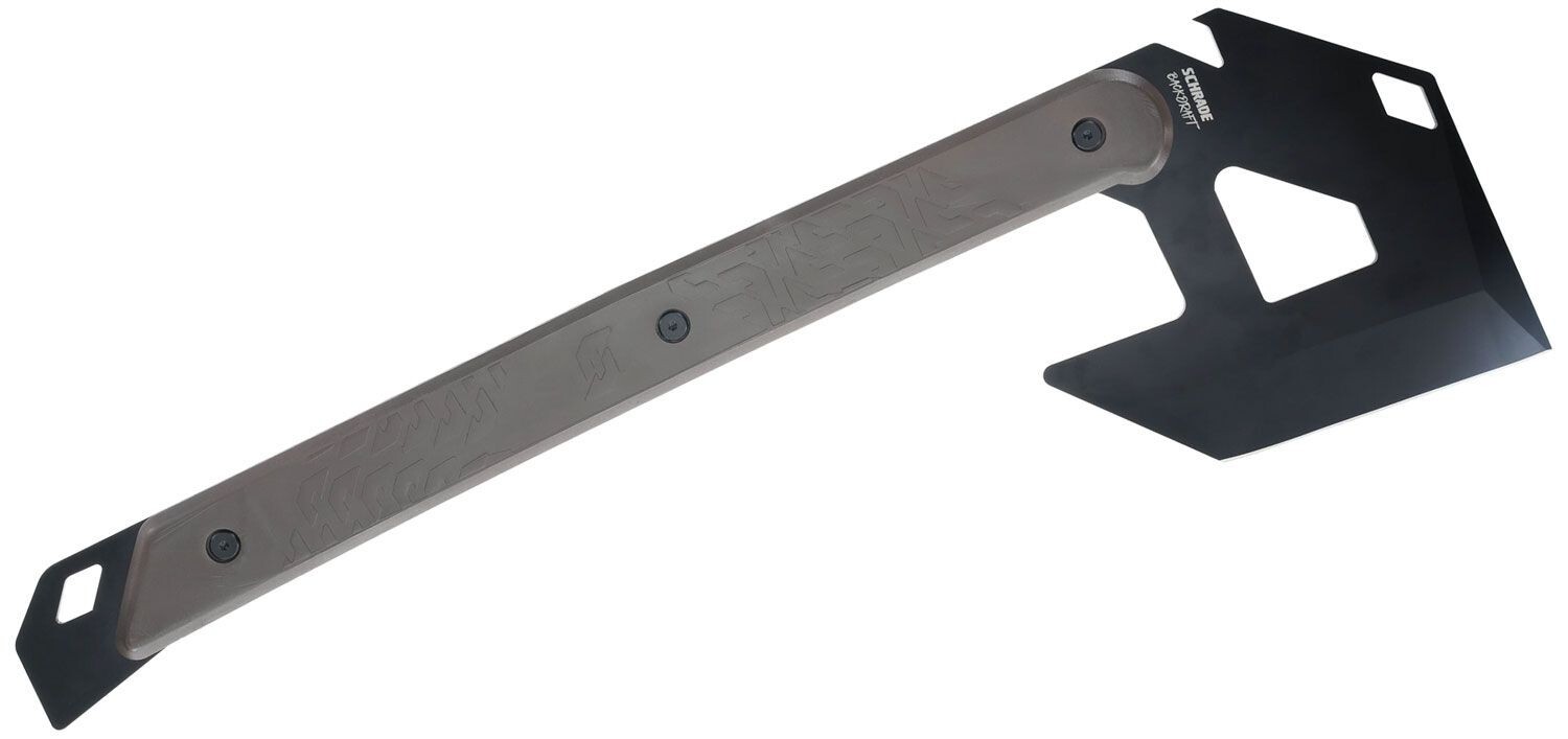 Schrade Backdraft Axe 5.25" 3Cr13 Stainless Steel Head 6.25" Edge ...