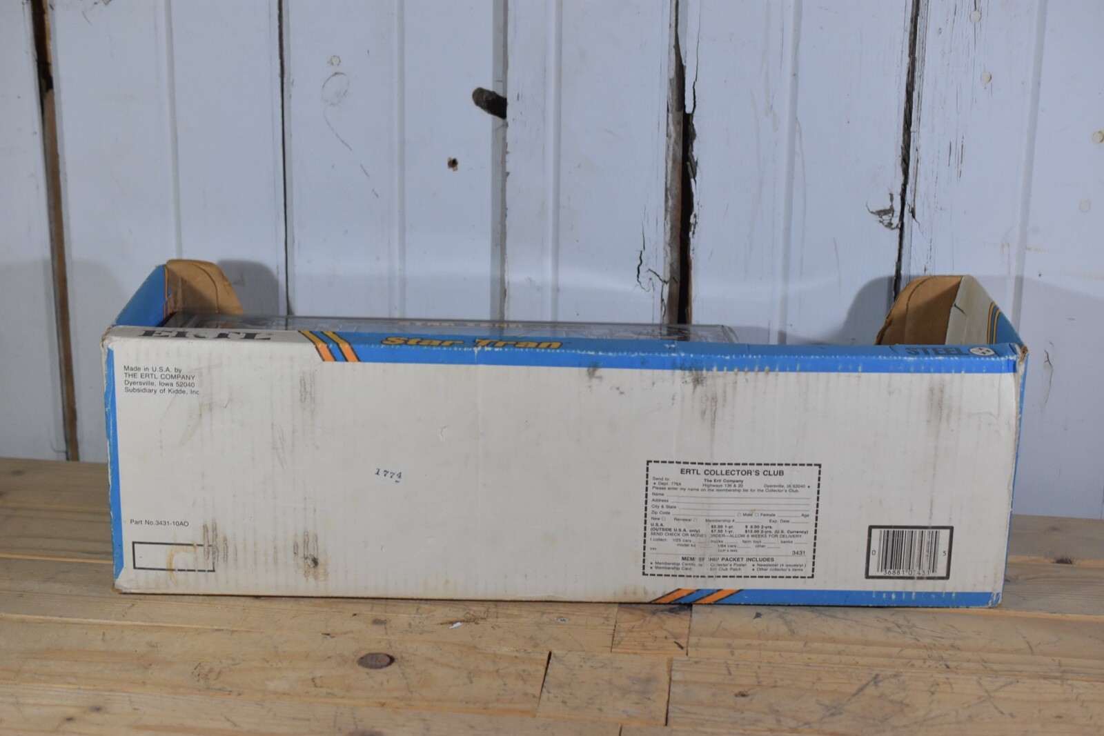 VINTAGE ORIGINAL ERTL TRANSTAR STAR TRAN ROBOT HAULER SEMI TRACTOR ...