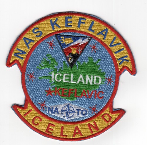 U.S.A . NAS KEFLAVIK . ICELAND . NATO Patch – Plastic Backing | eBay