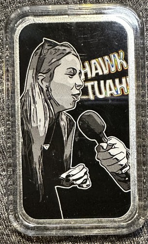 Rare 2024 1 oz Fine Silver Bar .999 - Hawk Tuah | eBay