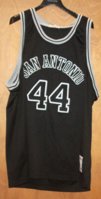 George Gervin #44 San Antonio Spurs Throwbacks Blacktop NBA Jersey 1979 ...