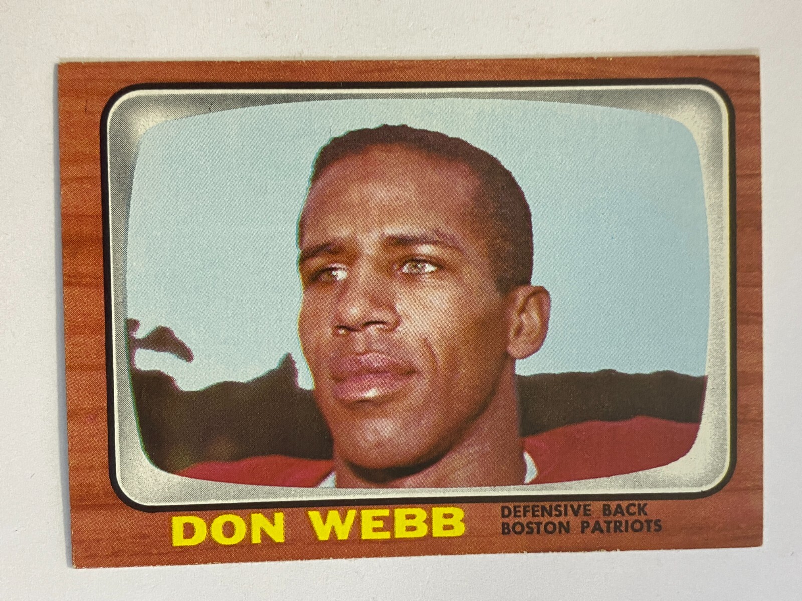 🏈 1966 Topps Football Base Card #13 Don WEBB - NICE! 🏈 | eBay