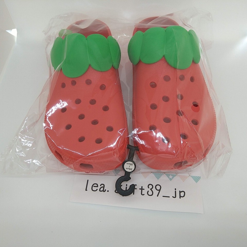 Strawberry Sandals Fruit Slippers Shoes Choose 2 Colors and 2 Sizes ...