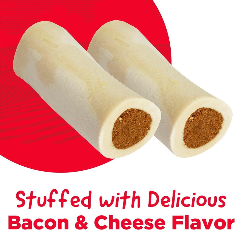 Country Kitchen Stuffed Shin Bone Bacon & Cheese Flavor 2 Count (Pack ...