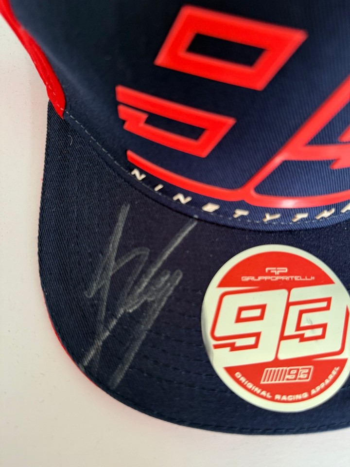 Marc Marquez Hand Signed Honda Cap MotoGP Autograph 3 | eBay