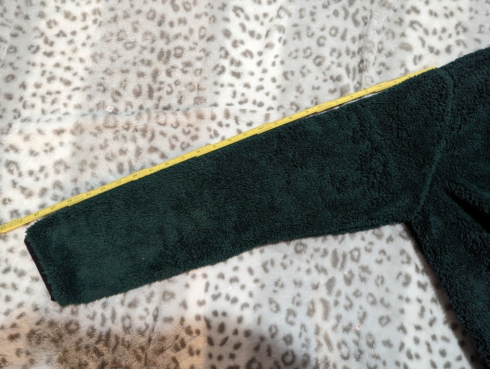 $80 RALPH LAUREN CHAPS Sherpa Thick Pile Fleece Jacket Forest Green Mens M #c41 | eBay