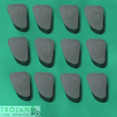 CLUTCH SHOCK RUBBERS (SET 12) TRIUMPH, T150 T160 A75, GENUINE, 57-5001 ...
