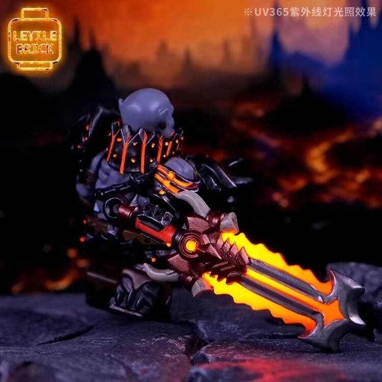 custom 3th party minifig mini brick life brick Blackhand | eBay