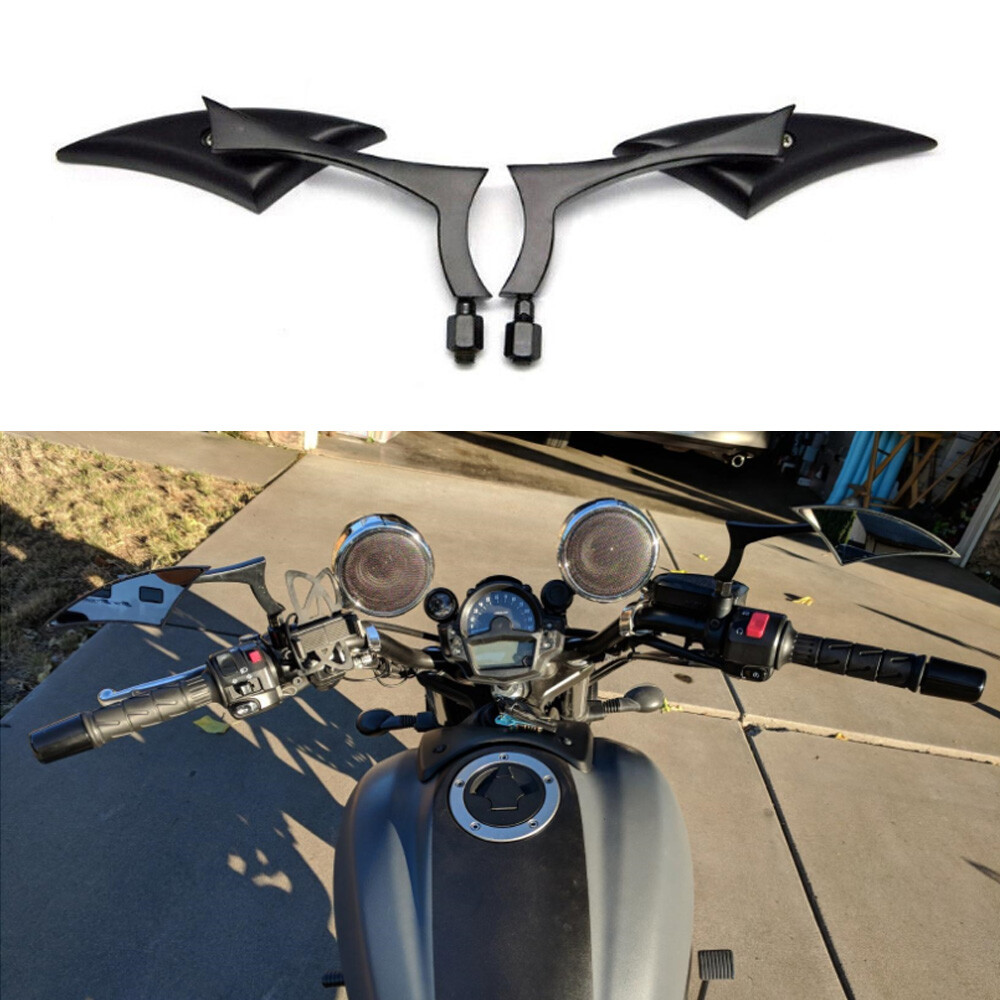 Motorcycle Blade Rearview Mirrors for Kawasaki Vulcan S /1500 800 500 ...