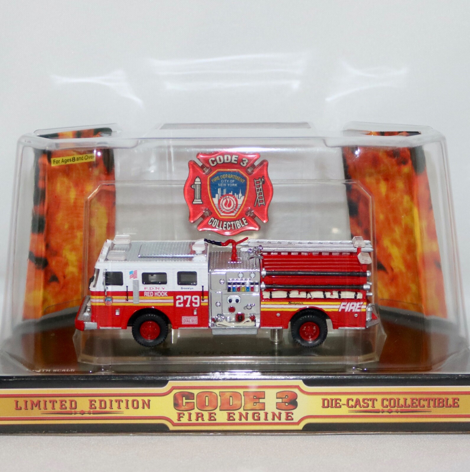 Code 3 1997 NYFD Red Hook #279 Brooklyn Seagrave Pumper LE Of 5000 ...