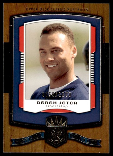 2003 Upper Deck Classic Portraits #205 Derek Jeter BASEBALL New York Yankees | eBay