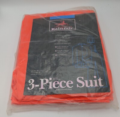 NEW Rainfair Waterproof Overall Bins Coat Pants Rain Suit Work Mens 5XL ...