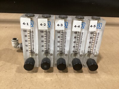 TA SCFH-AIR-STP Air Flow Meter Gauge 0-100 SCFH #100D14PR5 | eBay